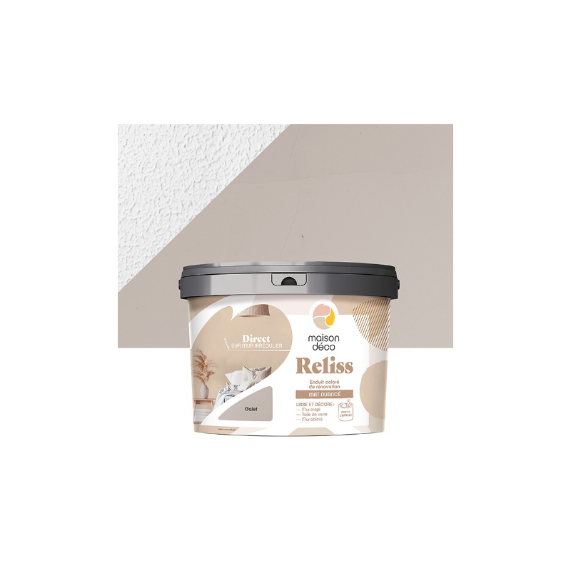 ENDUIT RELISS MAT NUANCE 15 KG FICELLE | Mon magasin Brico E.Leclerc